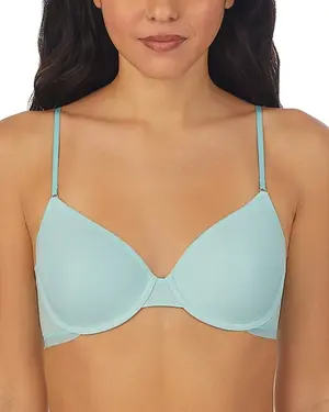ON GOSSAMER Next To Nothing Micro T-shirt Underwire Bra Pastel Turquoise