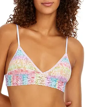 Hanky Panky Printed Signature Lace Bralette Bohemian Stripe