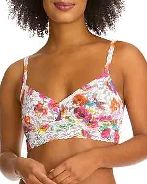 Hanky Panky Printed Signature Lace Bralette Floral Reflections