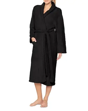 Barefoot Dreams Cozychic Solid Robe Black