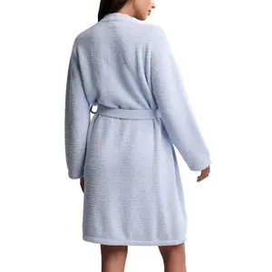 Barefoot Dreams Cozychic Solid Robe - Snow Drop