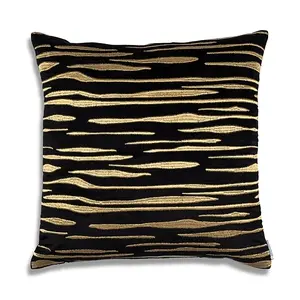 LILI ALESSANDRA Zara Square Pillow X - Black/gold