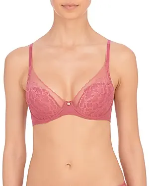 Natori Flora Contour Underwire Bra Mauvewood