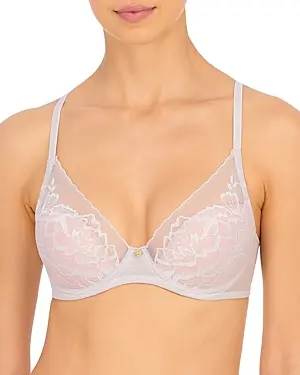 Natori Flora Contour Underwire Bra Mink/delicate Peach