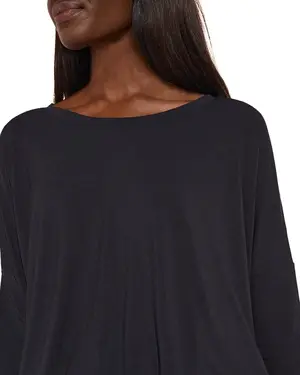 Eberjey Gisele Slouchy Pajama Set - Black/ivory