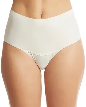 Hanky Panky Breathesoft High Rise Thong Linen (white)