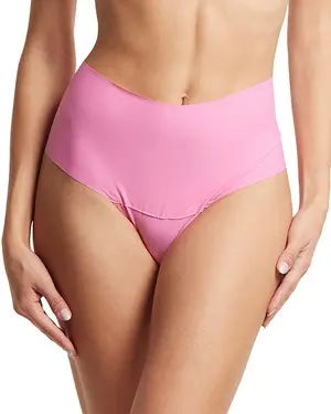 Hanky Panky Breathesoft High Rise Thong Taffy Pink