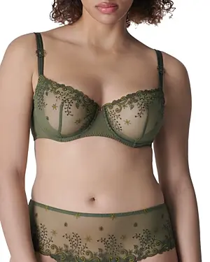 Simone Perele Delice Demi Cup Unlined Underwire Bra Safari