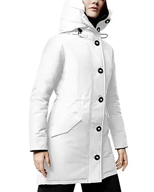 Canada Goose Canada Goose Rossclair Hooded Down Parka North Star White
