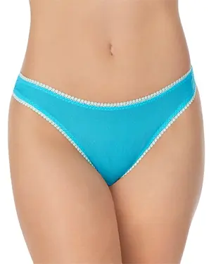 ON GOSSAMER Mesh Hip G-string Aqua Surf