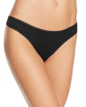 ON GOSSAMER Mesh Hip G-string - Black