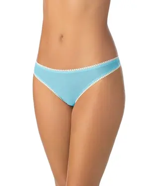 ON GOSSAMER Mesh Hip G-string Blue Mist