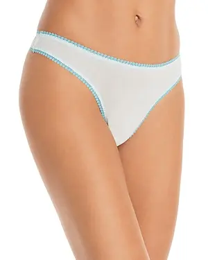 ON GOSSAMER Mesh Hip G-string Chalk Blue