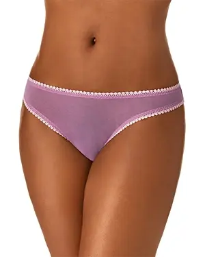 ON GOSSAMER Mesh Hip G-string Chinese Violet