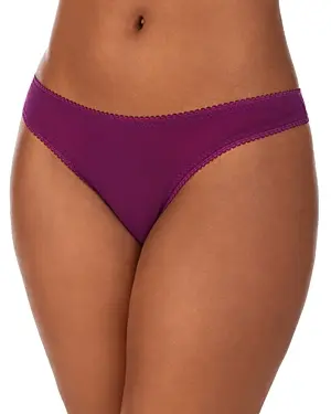 ON GOSSAMER Mesh Hip G-string Dark Purple