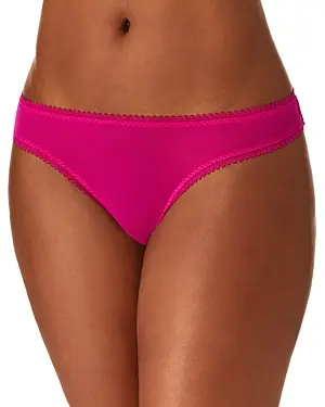 ON GOSSAMER Mesh Hip G-string Deep Magenta