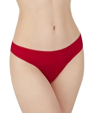 ON GOSSAMER Mesh Hip G-string Persian Red