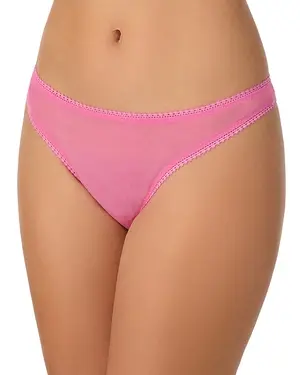 ON GOSSAMER Mesh Hip G-string Pink Cosmos
