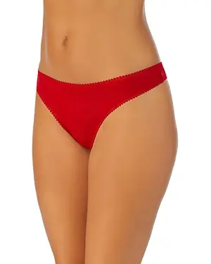 ON GOSSAMER Mesh Hip G-string Salsa