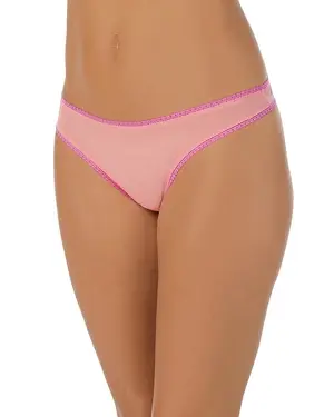 ON GOSSAMER Mesh Hip G-string Sunset Rose