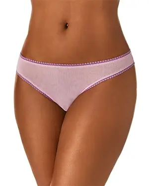 ON GOSSAMER Mesh Hip G-string Whisper Rose