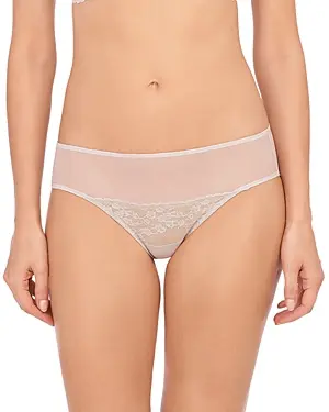 Natori NATORI Cherry Blossom Sheer Briefs Feather Grey