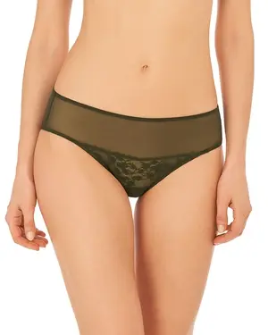 Natori NATORI Cherry Blossom Sheer Briefs Pesto