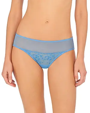 Natori NATORI Cherry Blossom Sheer Briefs Retro Blue