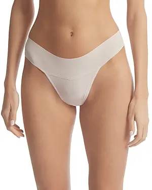 Hanky Panky Hanky Panky BreatheSoft Natural Rise Thong Dandelion