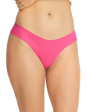 Hanky Panky Hanky Panky BreatheSoft Natural Rise Thong Provocative Pink