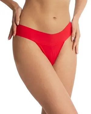 Hanky Panky Hanky Panky BreatheSoft Natural Rise Thong Sleigh Queen