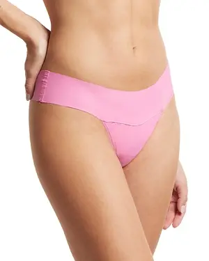 Hanky Panky Hanky Panky BreatheSoft Natural Rise Thong Taffy Pink