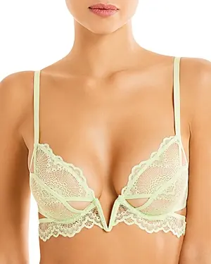 THISTLE AND SPIRE Thistle & Spire Kane V-wire Lace Bra Appletini