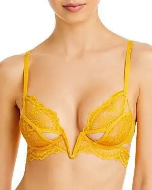 THISTLE AND SPIRE Thistle & Spire Kane V-wire Lace Bra Marigold