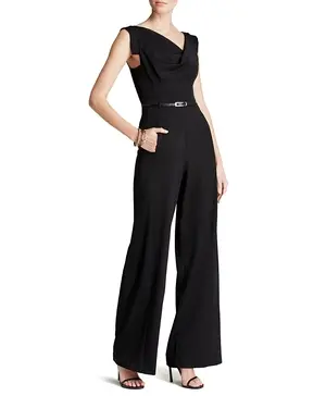 Black Halo Jackie Jumpsuit - Black