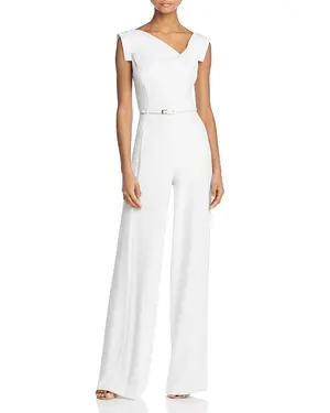 Black Halo Black Halo Jackie Jumpsuit White