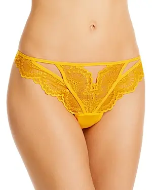 THISTLE AND SPIRE Thistle & Spire Kane Lace Thong Marigold