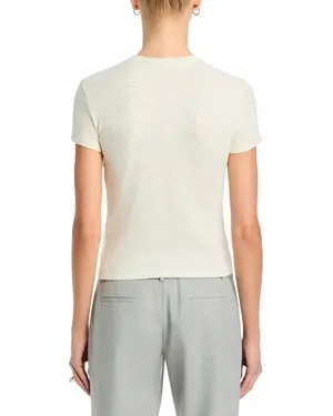 Theory Apex Tiny Tee - Lemongrass