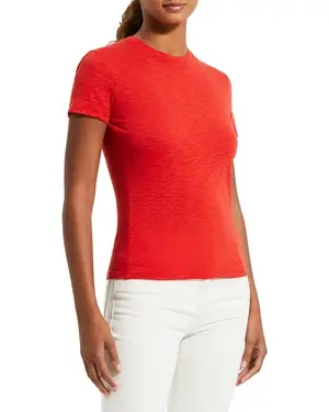 Theory Apex Tiny Tee - Poppy