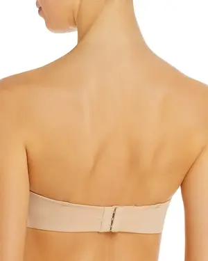 Calvin Klein Naked Glamour Strapless Push-up Bra - Bare