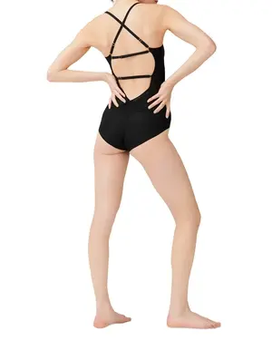 ITEM M6 All Mesh Shape Low Back Bodysuit - Black