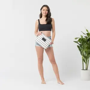 ALOHA COLLECTION Pinstripe Mid Pouch