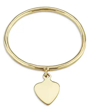 MOON & MEADOW 14k Yellow Heart Charm Ring - Gold