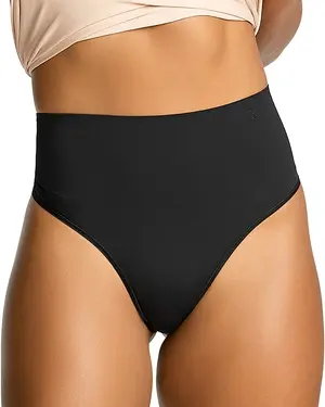 Yummie Ultralight Seamless Thong Black