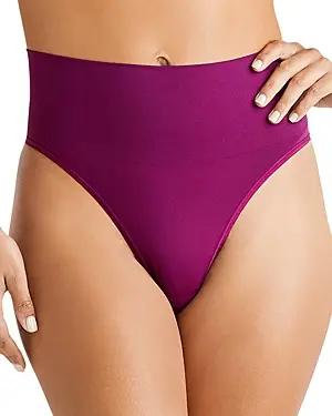 Yummie Ultralight Seamless Thong Plum Caspia