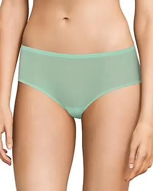 Chantelle Soft Stretch One-size Seamless Hipster Turquoise Clair