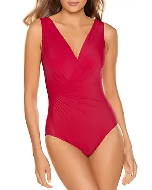 Miraclesuit Miraclesuit Twisted Sisters Esmerelda One Piece Swimsuit Grenadine Red