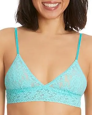 Hanky Panky Signature Lace Padded Bralette Bright Aqua Blue