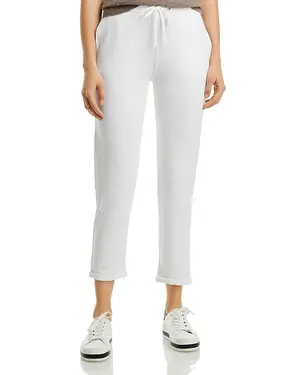 Majestic Filatures French Terry Drawstring Pants - Blanc