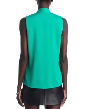 Kobi Halperin Nellie Silk-blend Pleated Blouse - Aquamarine